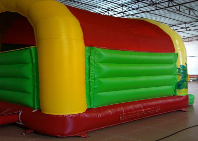 Forest animals theme inflatable bouncers / inflatable bouncer with roof ...